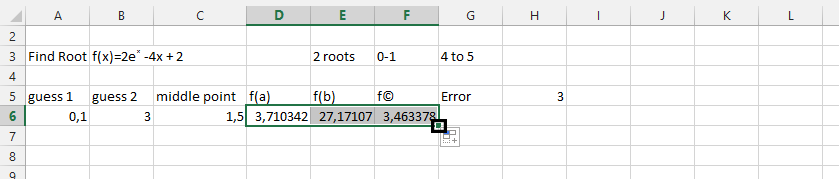 How To Set Up The Bisection Method In Excel | Easy Excel Tips | Excel ...