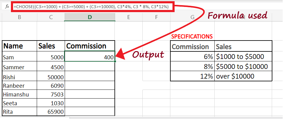 Excel Choose Function | Easy Excel Tips | Excel Tutorial | Free Excel ... Excel Choose Function | Easy Excel Tips | Excel Tutorial | Free Excel ...