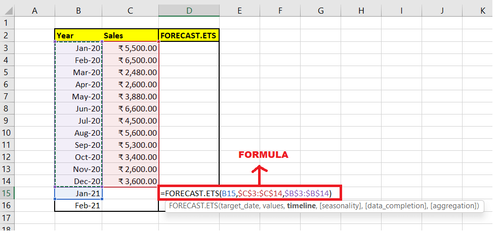 Excel FORECAST.ETS Function | Easy Excel Tips | Excel Tutorial | Free ... Excel FORECAST.ETS Function | Easy Excel Tips | Excel Tutorial | Free ...